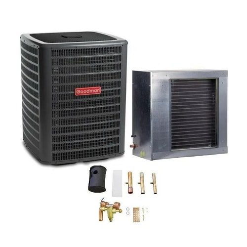 Goodman 5 Ton 14 SEER Air Conditioner with Horizontal Slab Coil ...