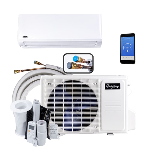 Infinity Living EZ Connect 12,000 BTU 20 SEER Ductless Mini Split AC ...
