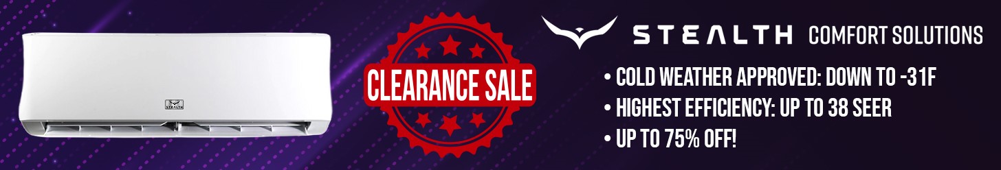 Buy Stealth Single Zone Ductless Mini Splits | HVACDirect.com