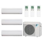Daikin 24,000 BTU 17 SEER Tri Zone Wall Mounted Mini-Split Heat Pump ...