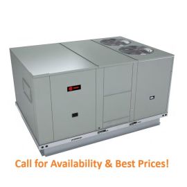 Trane 15 Ton 259,200 BTU Light Commercial 11 EER Gas/Electric Packaged ...
