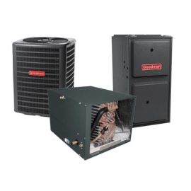 Goodman 3.5 Ton 13 SEER 96% AFUE 100,000 BTU Gas Furnace and Air ...