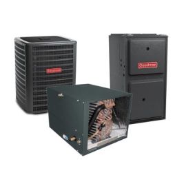 Goodman 4 Ton 14 SEER 96% AFUE 120,000 BTU Gas Furnace and Air ...