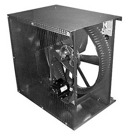 Coolair 30" Wall Propeller Fan Belt Drive 634 RPM .5 HP 1 Phase - U ...