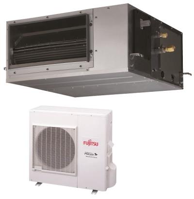 Fujitsu 12,000 BTU 21.3 SEER Ducted Mini Split Heat Pump System ...