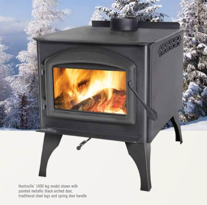 Napoleon Wood Stove - 1400 Huntsville With Legs - 1400ML | HVACDirect.com