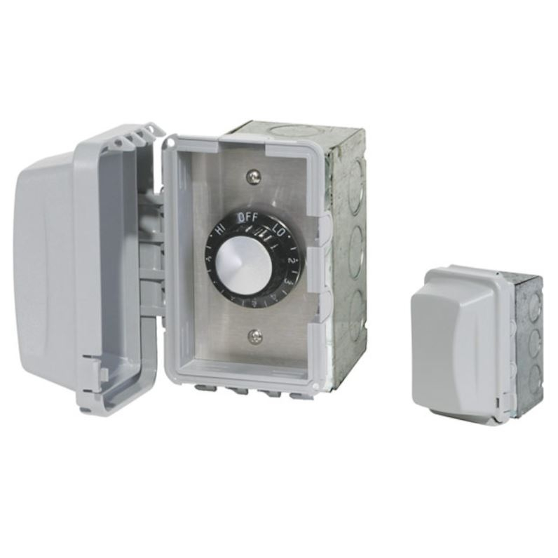 Infratech Single Regulator Switch In-Wall Weatherproof With Electrical ...