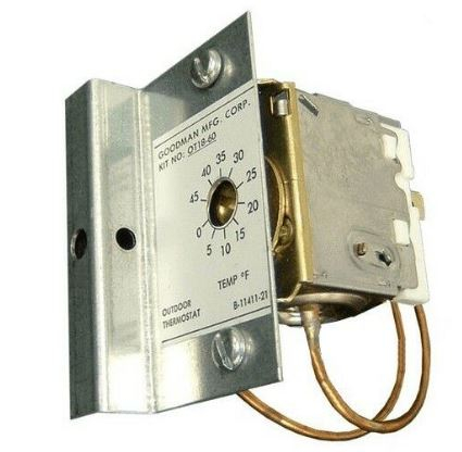 Goodman Outdoor Heat Pump Thermostat for Dual Fuel Packaged Units ...