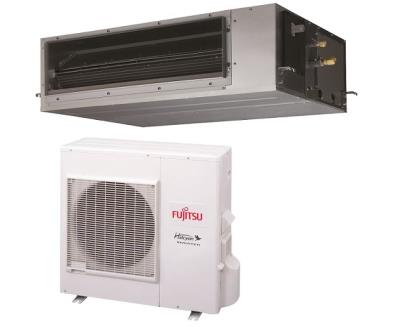 Fujitsu 30,000 BTU 16.5 SEER Ducted Mini-Split Heat Pump System ...