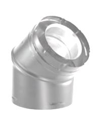 DuraVent DirectVent Pro 45° Elbow (Galvanized) - 46DVA-E45 | HVACDirect.com