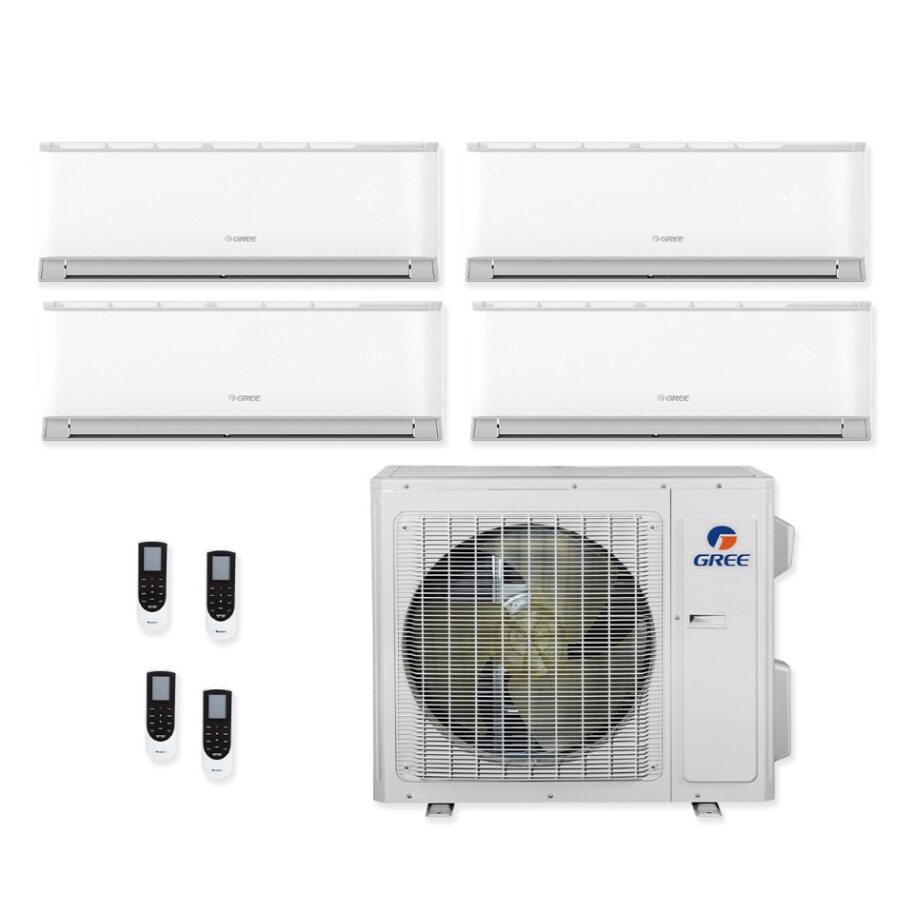 Wall Mounted 4 Zone Mini Split Systems | HVACDirect.com