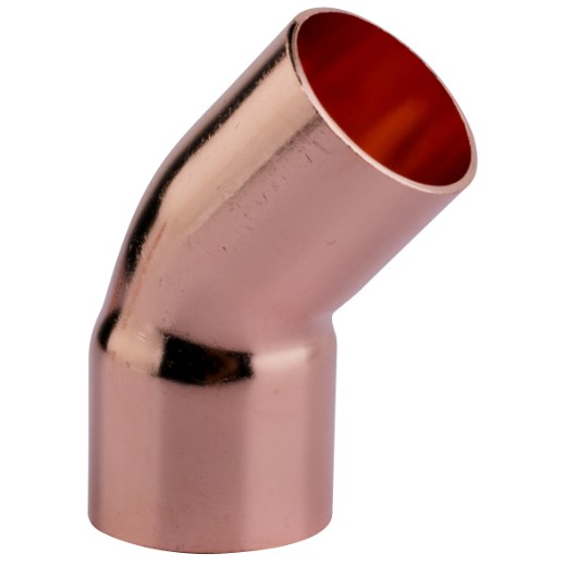 7/8" O.D. 3/4" I.D. ACR Copper Fitting 45 Degree Street Elbow - 200237 ...