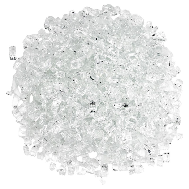American Fire Glass 1/4 Inch StarFire Fire Glass - 10 Pounds - AFF-STFR ...