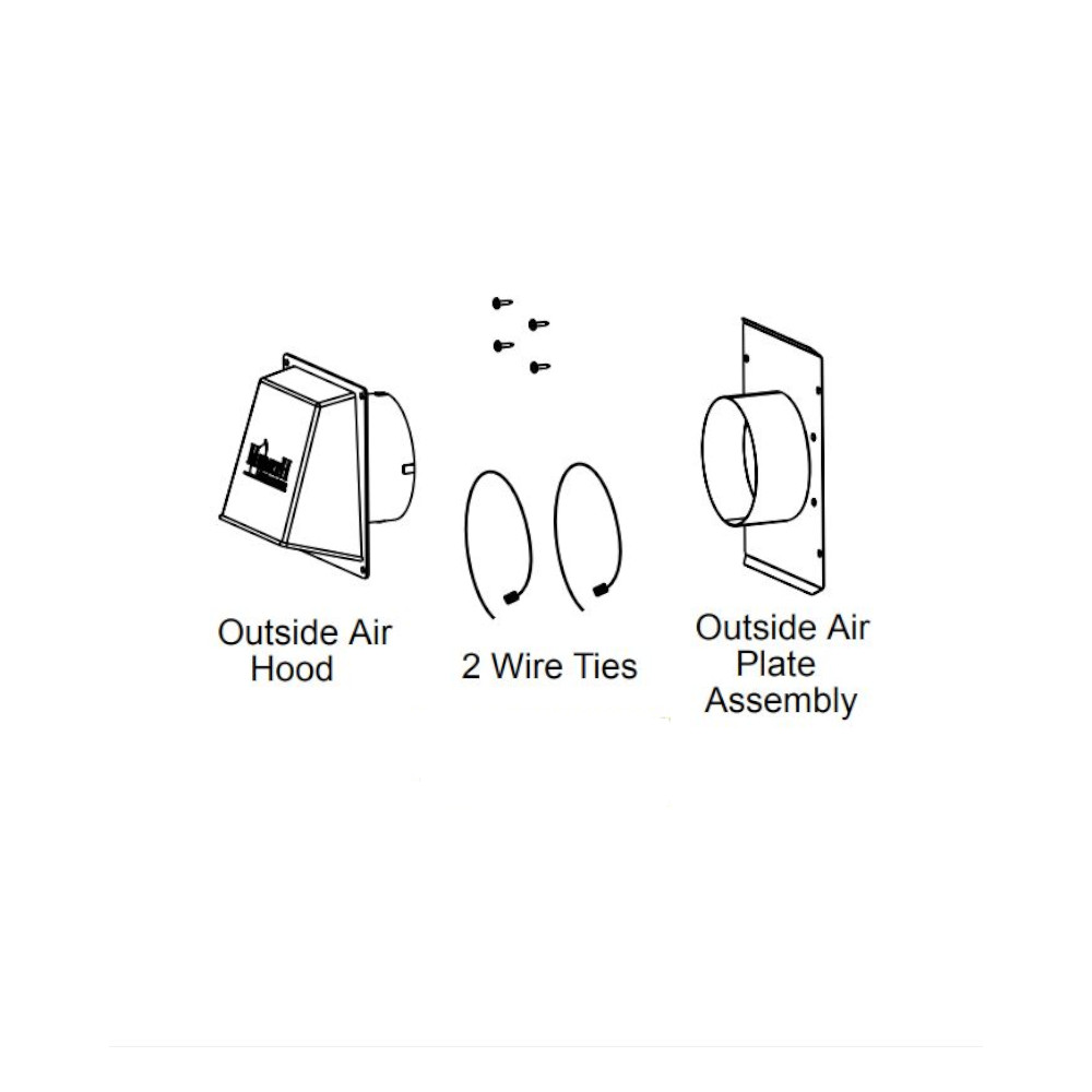 Majestic Outside Air Kit - AK24 | HVACDirect.com