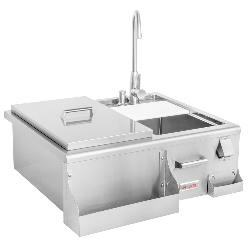 Blaze 30-Inch Beverage Center With Sink & Ice Bin Cooler - BLZ-30CKT ...