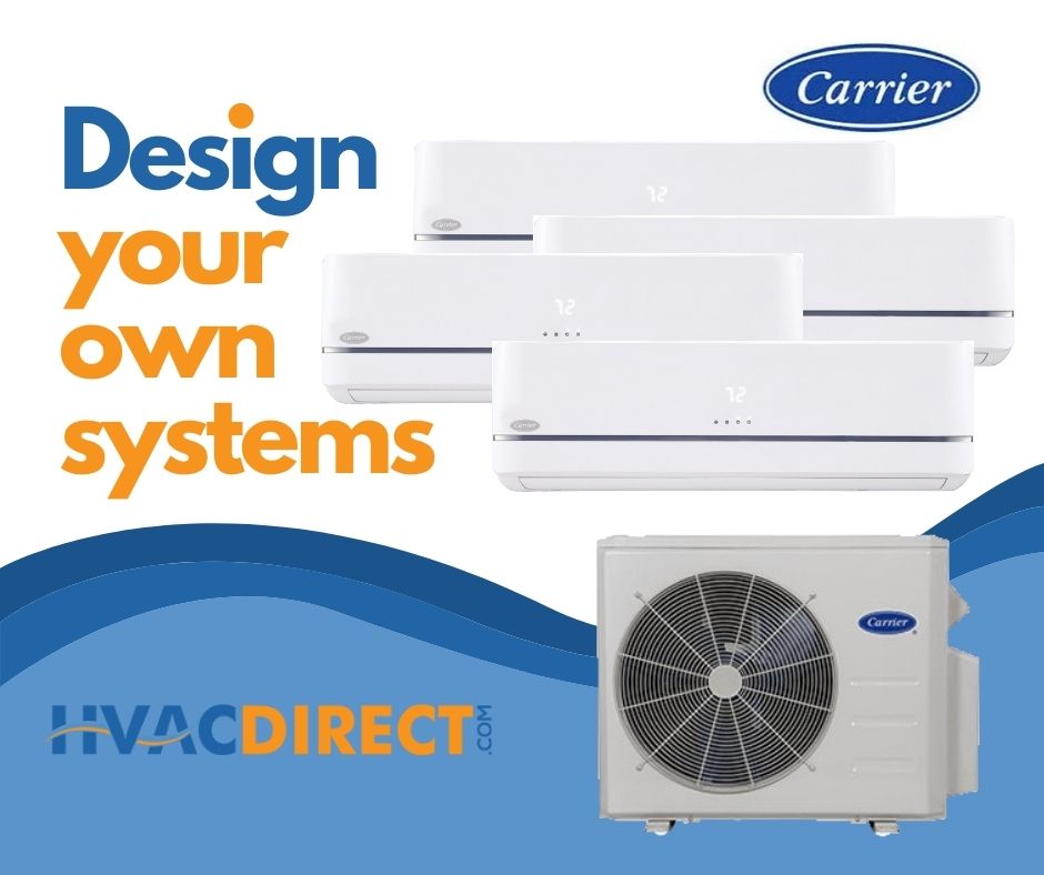 Carrier Design Your Own Quad Zone Heat Pump System - Carrier Quad Zone ...