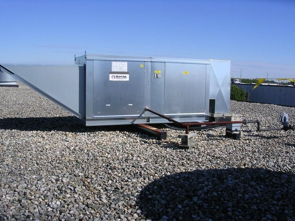 Rupp Air Modular Direct Gas Fired Make Up Air Unit, Heated, 3,000 CFM ...