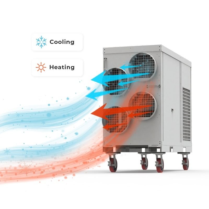 AirRex 145,000 BTU Portable Heat Pump 220 Volts, 3 Phase - AHSC-140P ...