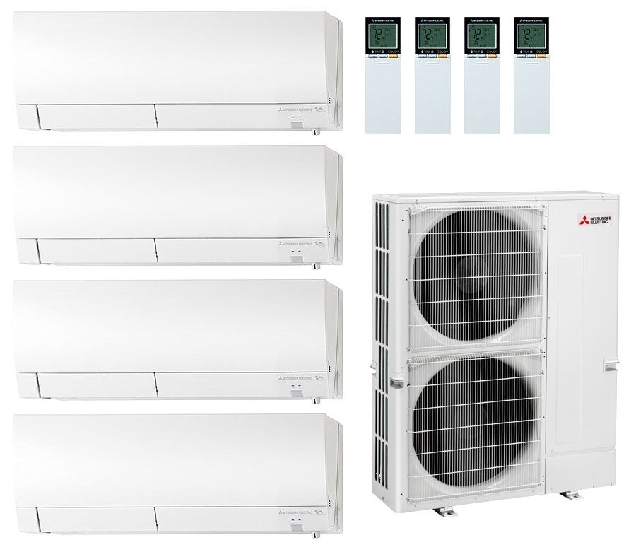 48,000 BTU Mitsubishi FX-Series Hyper Heat Mini Split - 23 SEER2, R454B ...