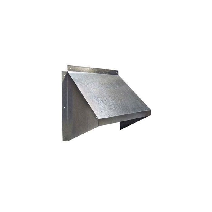 24 inch Galvanized Weather Hood GH-XF24-M | HVACDirect.com