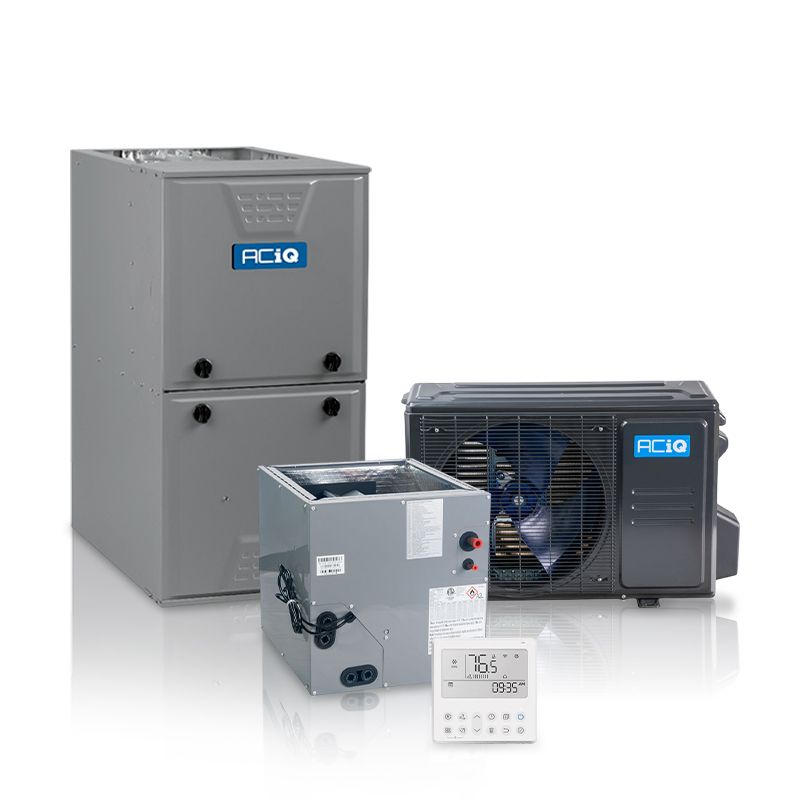 Hybrid 2 Ton 16 SEER2 96% AFUE 40,000 BTU ACIQ High Efficiency Heat ...