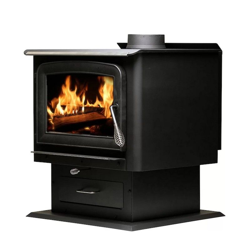 Ashley Large Wood Burning Stove - Heats Up To 2500 Square Feet ...