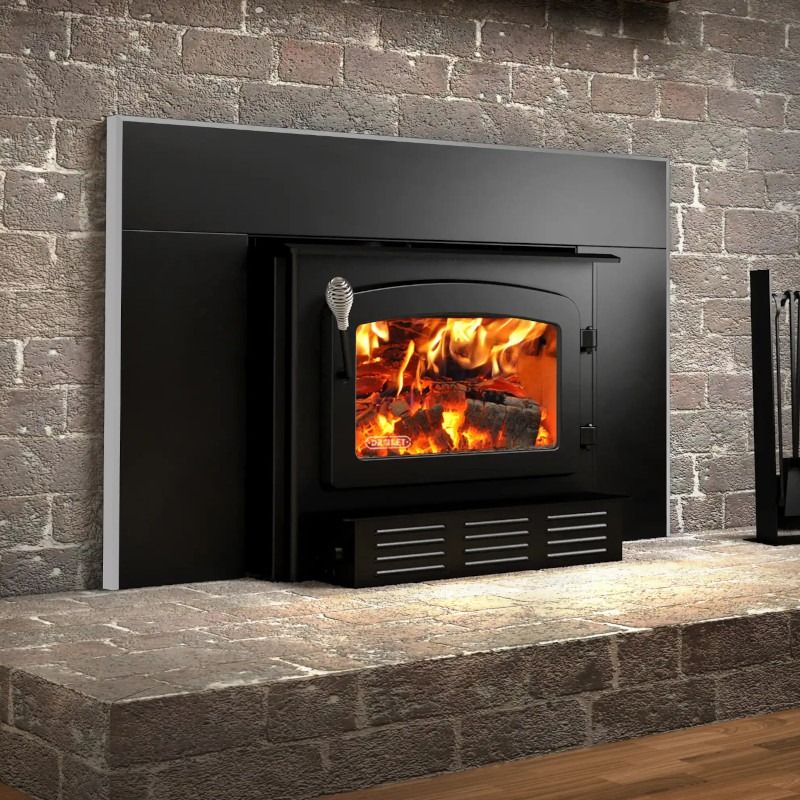 Drolet 1800-I Wood Burning Fireplace Insert with Blower - DB03125 ...