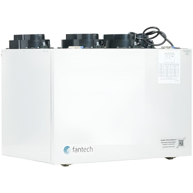 Fantech VHR 150 Heat Recovery Ventilator with 6" Top Port, 159 CFM ...