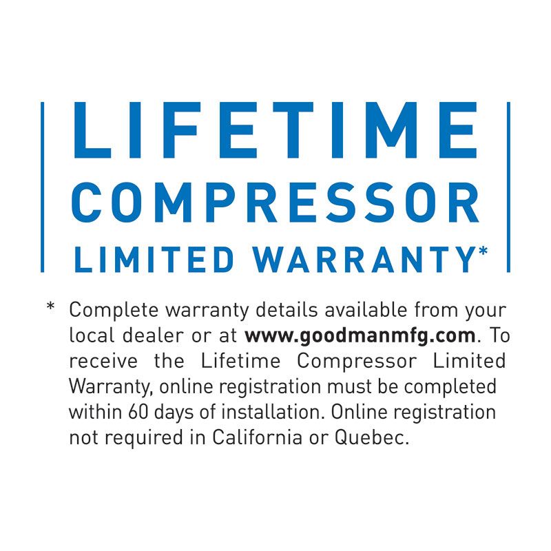 Buy Goodman 5 Ton 18 SEER Two Stage Air Conditioner Condenser ...