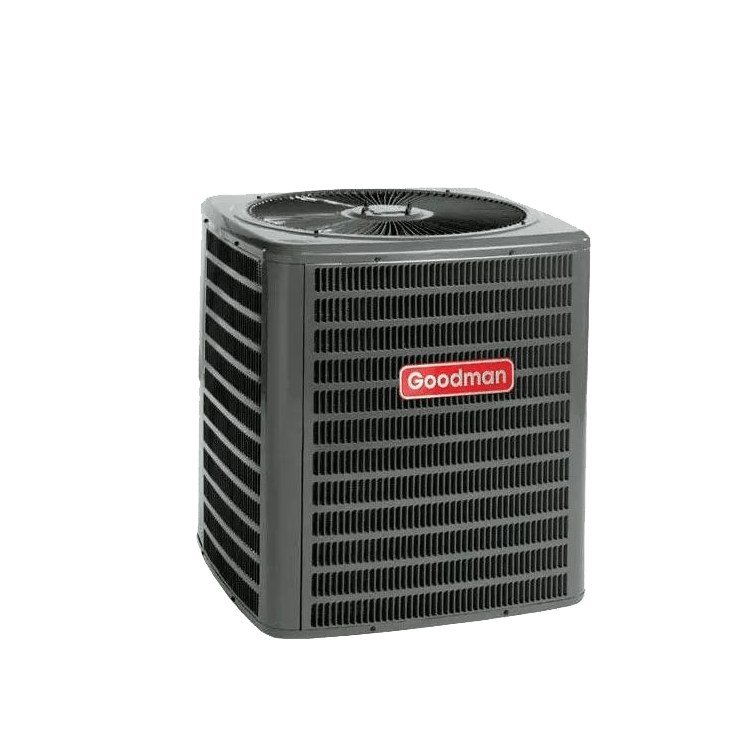 Goodman 4 Ton 14 SEER Air Conditioner with Vertical 21" Uncased Coil ...
