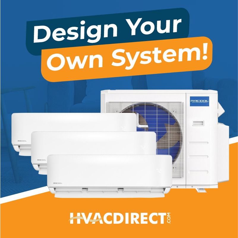 MRCOOL Design Your Own Tri Zone Heat Pump System R454B - MRCOOL DIY Tri ...