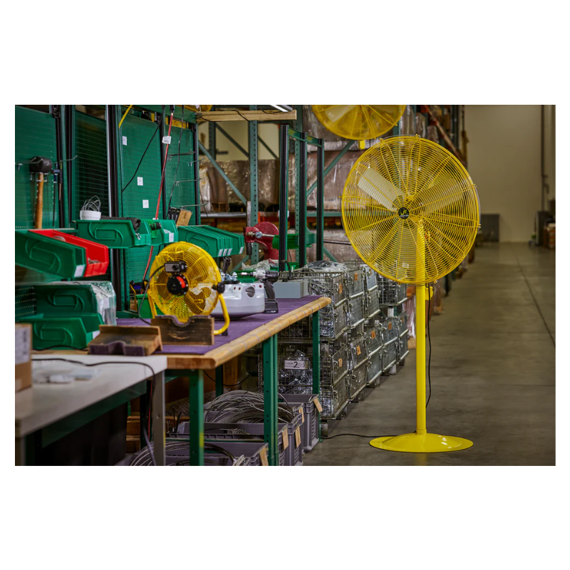 Hunter Jan Fan Pedestal Fan - 2 Speed 20” - Yellow - JF-PF20-DCS-Y ...