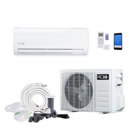 12,000 BTU 19 SEER2 ACiQ Single Zone Wall Mounted Mini Split System w ...