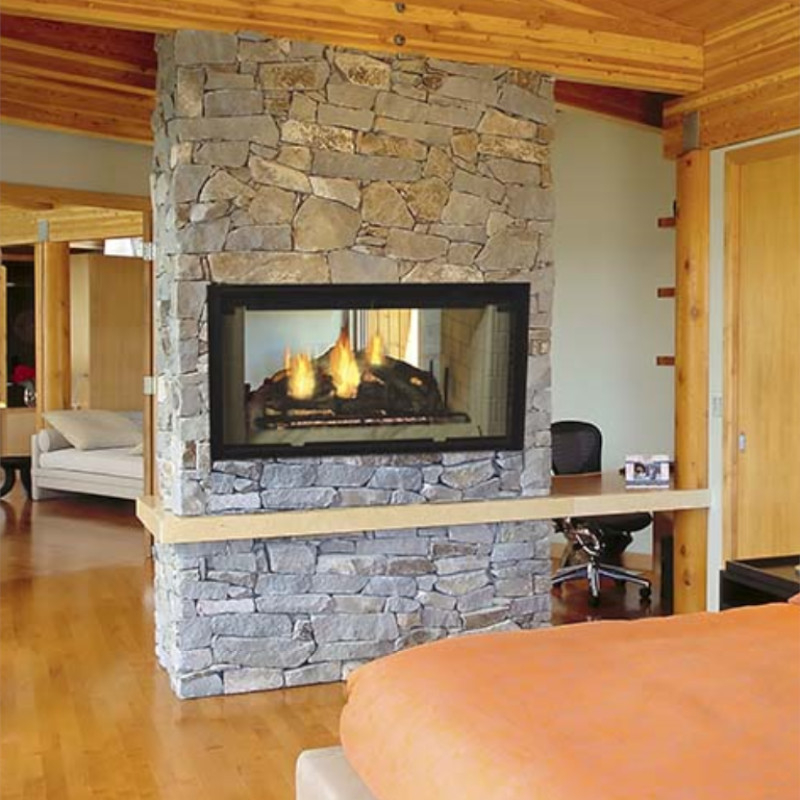 Majestic See Through Wood Burning Fireplace- DSR36 | HVACDirect.com