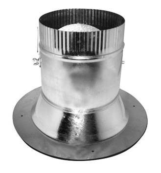Precision Duct 6" Stick On Bellmouth with Damper - STBM-D 06 ...