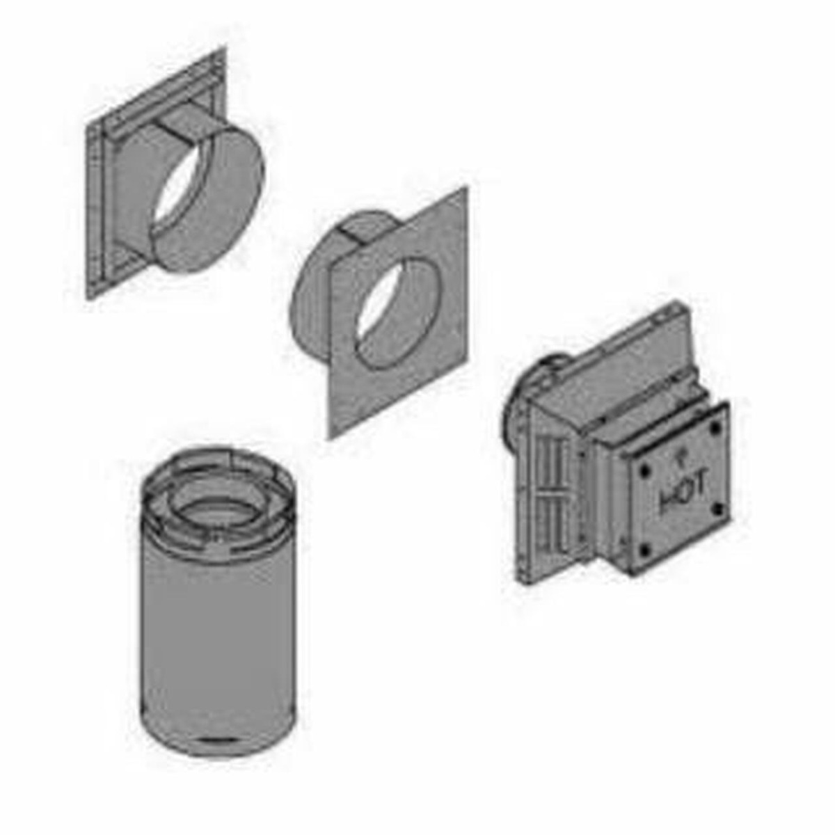Empire Comfort Systems DV Vent Kit for Rear Vent - DVVK4RP | HVACDirect.com