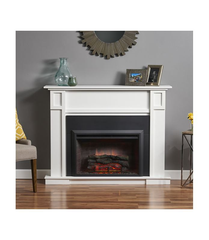 Greatco 32-Inch Electric Zero Clearance Fireplace with Mantel - GI-32 ...