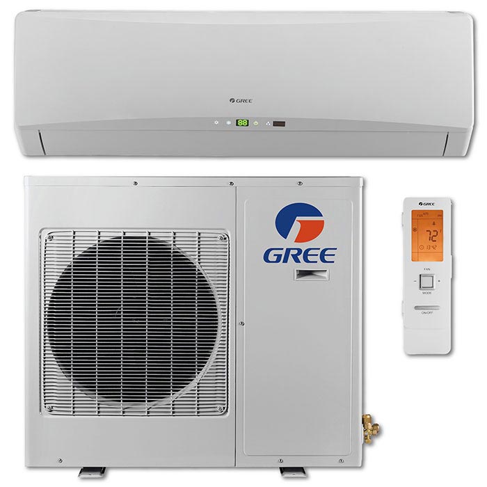 Gree Terra Ductless Mini Split Heat Pump - 12,000 BTU - TERRA12HP230V1A ...