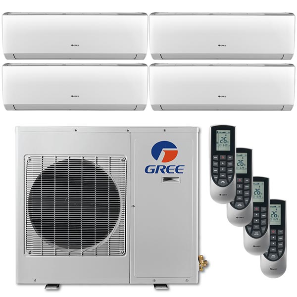 Build Your Own Gree Quad Zone Mini-Split System | HVACDirect.com