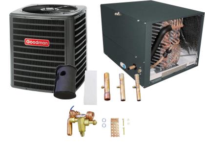Goodman 4 Ton 14 SEER Heat Pump and Coil System - GSZ140481 ...
