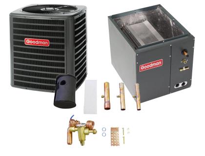 Goodman 3 Ton 14 SEER Heat Pump and Coil System - GSZ160361 ...