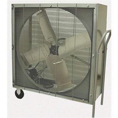 TPI 36" 6,900 CFM Heavy Duty Square Belt Drive Portable Blower 1/2 HP ...