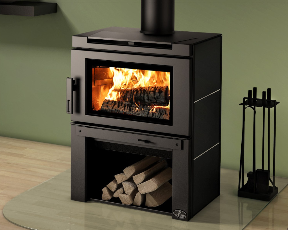 Osburn Matrix Wood Stove with Blower - 28" - OB02032 | HVACDirect.com