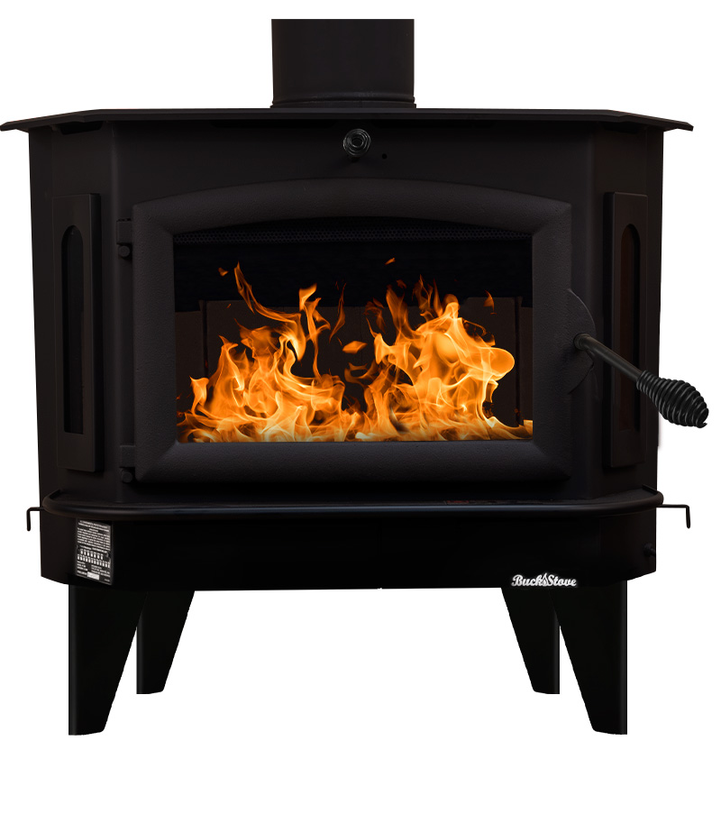 Buck Stove Model 91 Wood Stove With Blower - Up To 3200 Square Feet ...