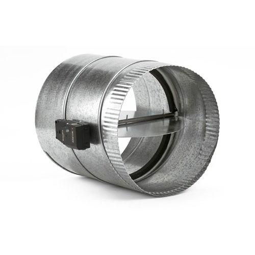 FAMCO Motorized Damper Round 12" Diameter - 120 Volt - DAMPER-MOT-12 ...