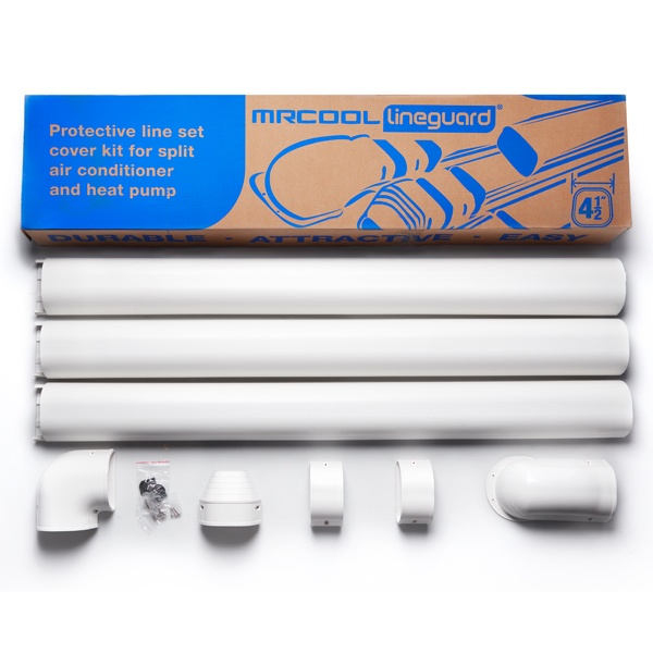 MRCOOL LineGuard 4.5" Complete Wall Duct Kit - MLG450 | HVACDirect.com