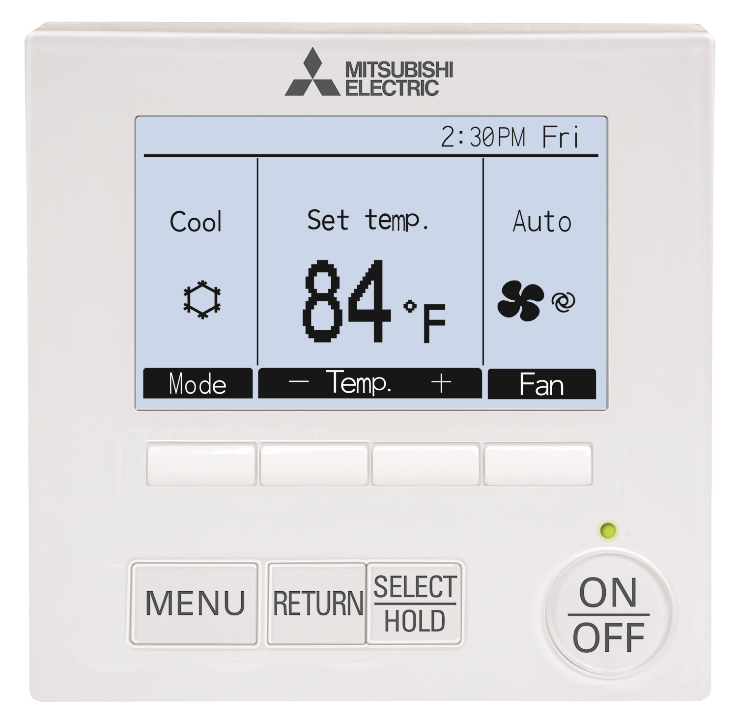 Mitsubishi PAR-40MAAU Wired Remote Controller | HVACDirect.com