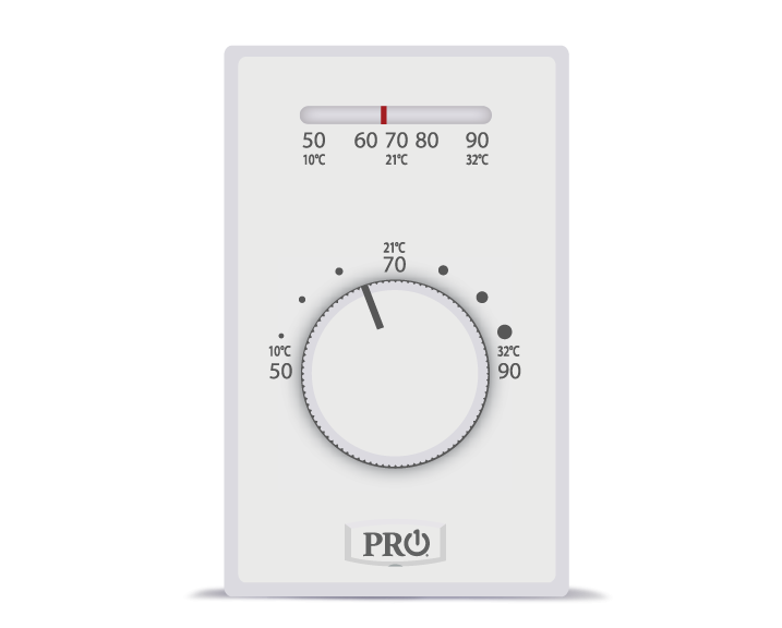Pro1 Mechanical Non-Programmable 3 in 1 Thermostat - 1H -1C - T501ML2 ...