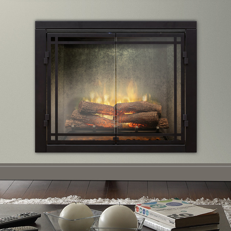Dimplex Revillusion 42-Inch Built-in Box w/Glass Pane/Plug Kit- RBF42G ...