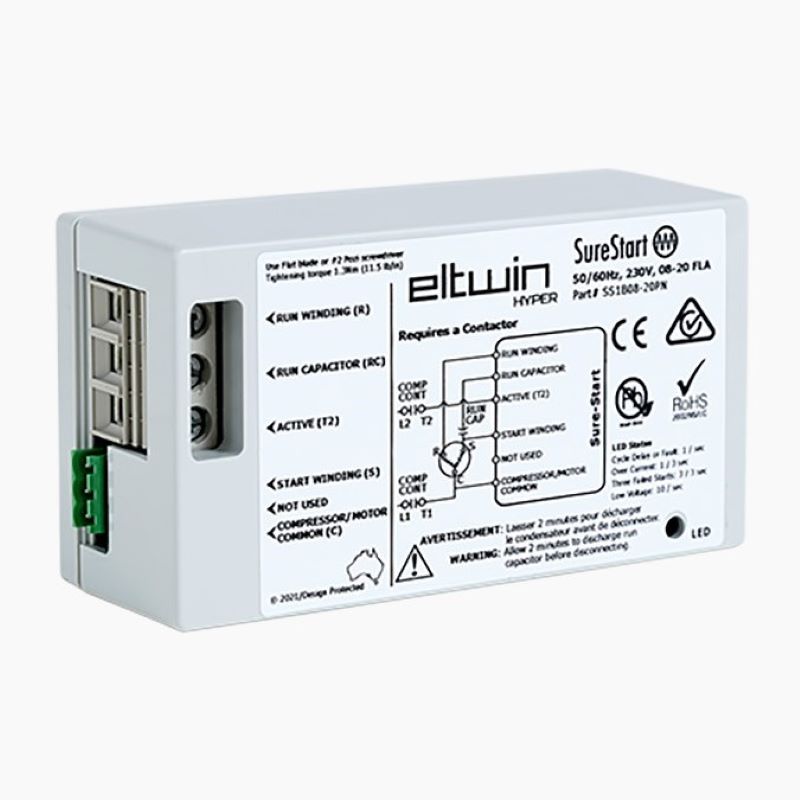 Eltwin Hyper SureStart Single Phase Soft Starter 230V (8-16 FLA ...